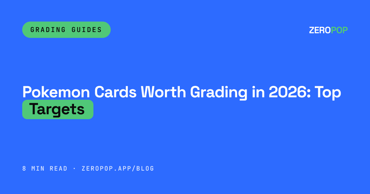 Pokemon Cards Worth Grading in 2026: Top Targets | ZeroPop